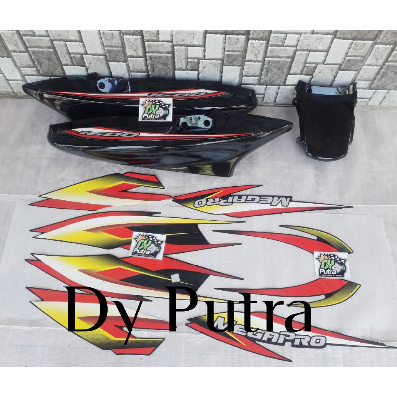 Jual Cover Body Body Belakang Honda Megapro Lama Megapro Hiu 2004 Set ...