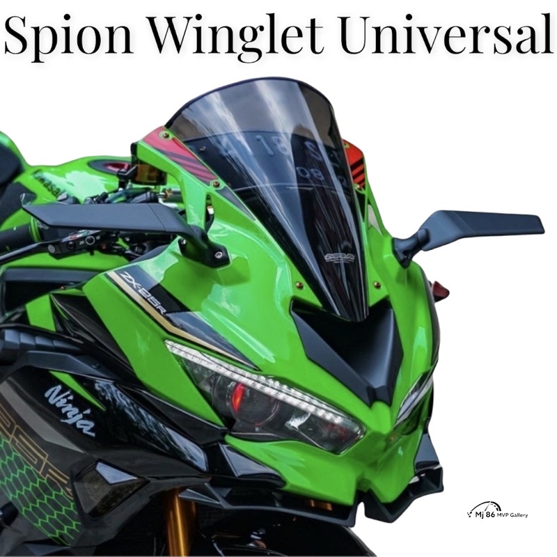 Jual Spion Winglet Cocok Untuk Motor Zx25R Ninja250 Cbr250 R15 Xmax ...