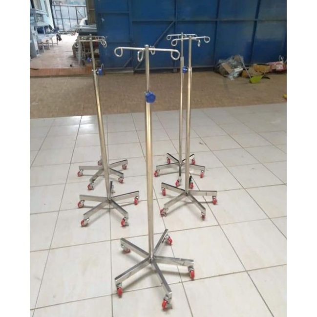 Jual tiang infus kaki 5 stainless | Shopee Indonesia