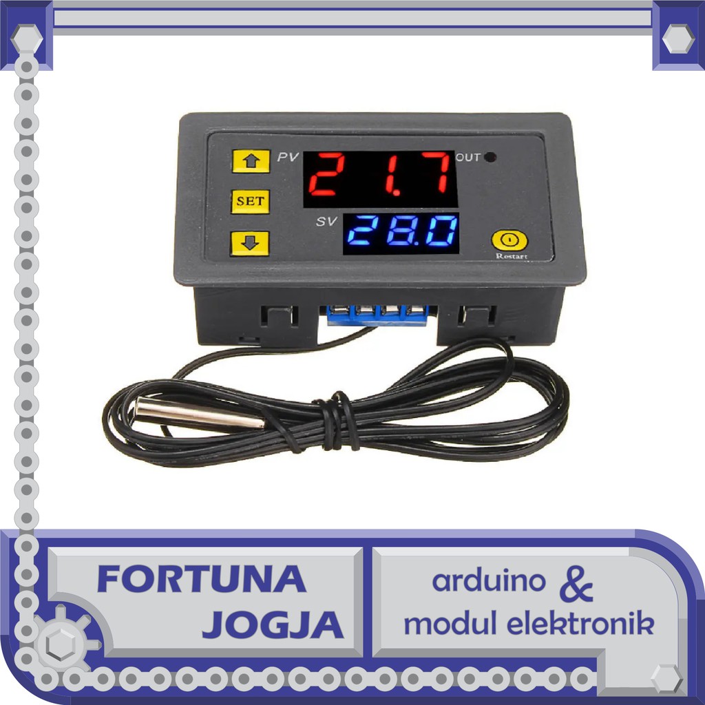 Jual Termostat Digital DC 12V & AC 220V W3230 / Thermostat Alat Pengatur Suhu | Shopee Indonesia