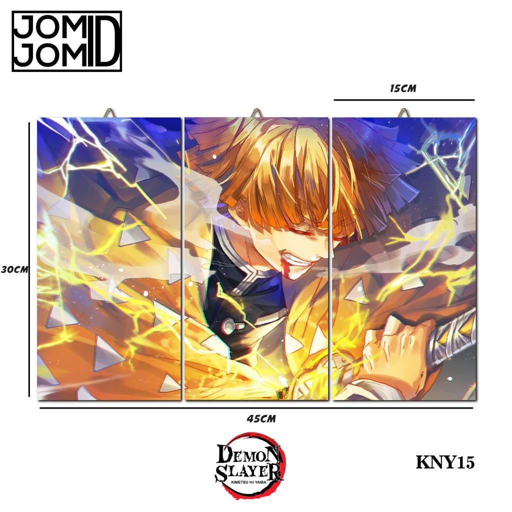 Jual Poster Zenitsu Demon slayer / Kimetsu no yaiba / Anime / Poster ...