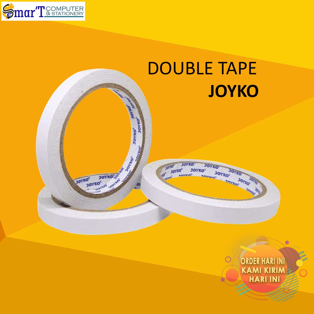 Jual Double Tape 24 mm/12 mm/6 mm Merk Joyko | Shopee Indonesia