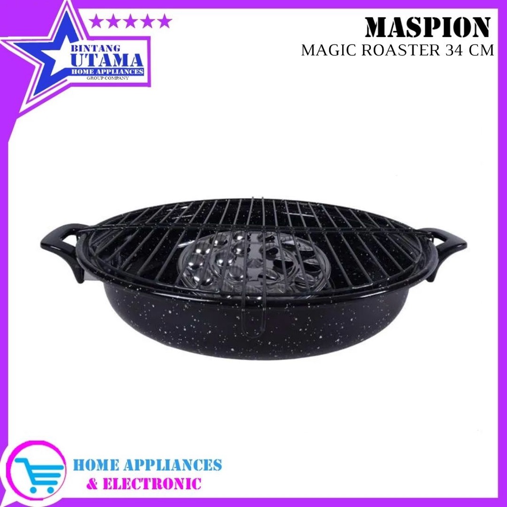 Jual (COD) MASPION Magic Roaster 34cm / Alat Panggang Serbaguna ...