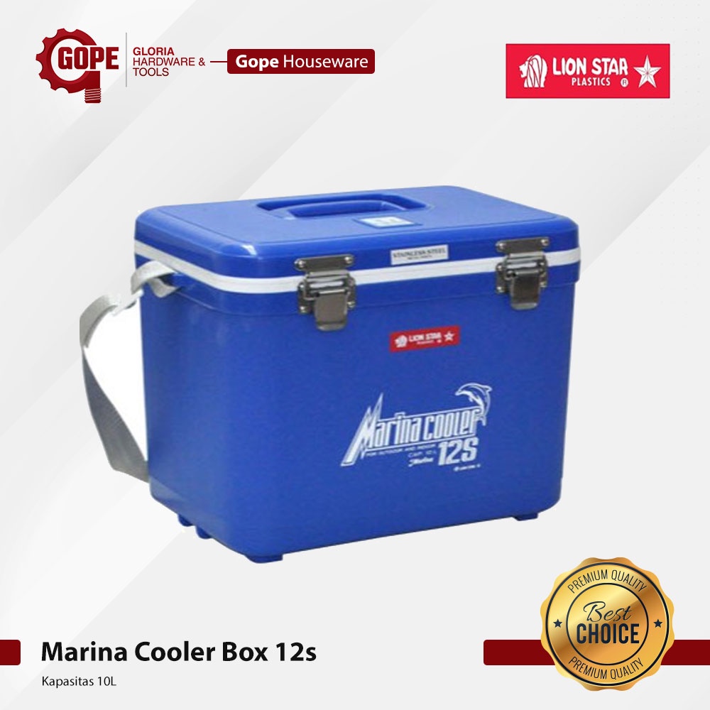 Jual Marina Cooler Box Tempat Penyimpanan Es Minuman 10 Liter Lionstar ...