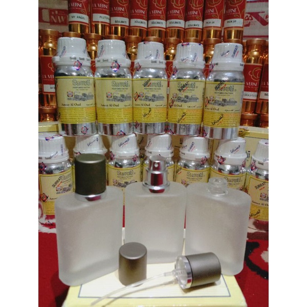 Jual Botol Parfum ADG 30ML Drat Tutup Abu-Abu / Grey | Shopee Indonesia