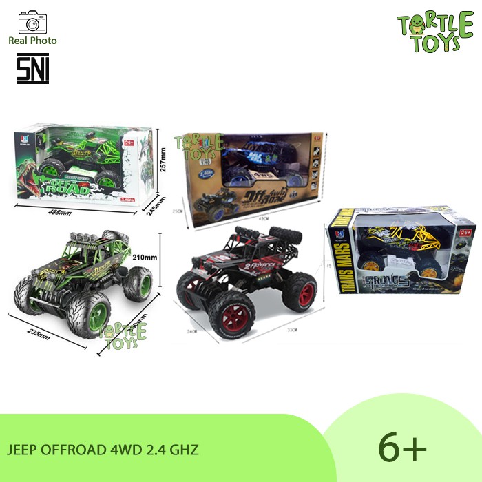 Jual MOBIL REMOTE CONTROL RC CAR JEEP ROCK CRAWLER 1:10 4WD REMOTE ...