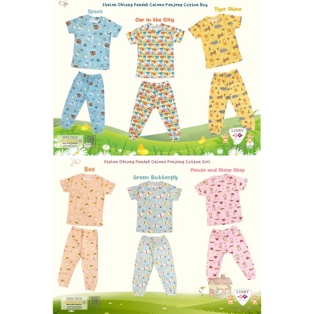 Jual LIBBY Setelan Oblong Cotton Motif Setelan Atasan Pendek Celana ... Jual LIBBY Setelan Oblong Cotton Motif Setelan Atasan Pendek Celana ...