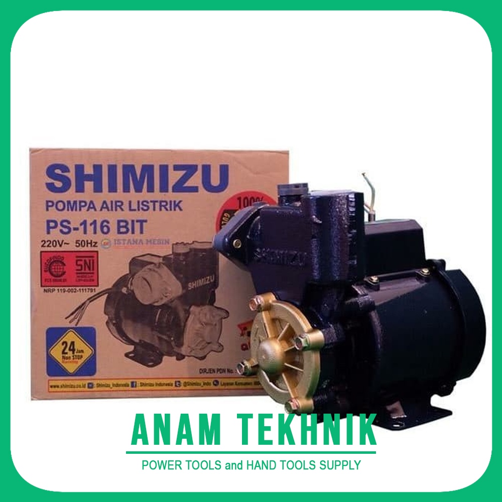 Jual Shimizu PS-116 BIT Pompa Air/Pompa Dorong (PROMO) | Shopee Indonesia