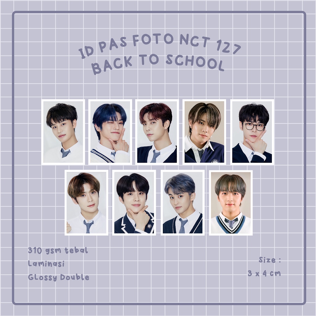 Jual NCT 127 Student ID Photo Set I Pas Foto Nct | Shopee Indonesia