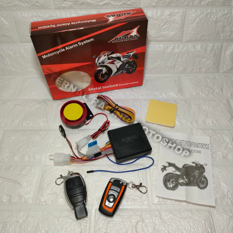 Jual ALARM MOTOR ALARM REMOTE AGRAS UNIVERSAL SEMUA MOTOR/ALARM ...