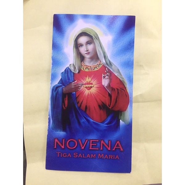 Jual Lembar Doa Novena Tiga Salam Maria-Doa Katolik | Shopee Indonesia