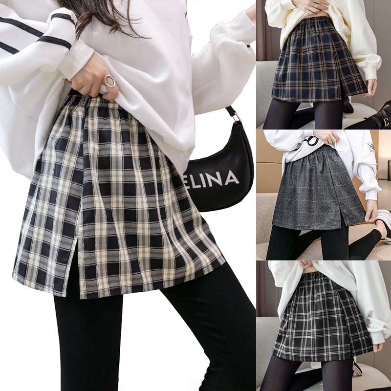Jual KARAKOREA 7768 Natalia Banding Mini Skirt/Korean Women Skirt/Rok ...