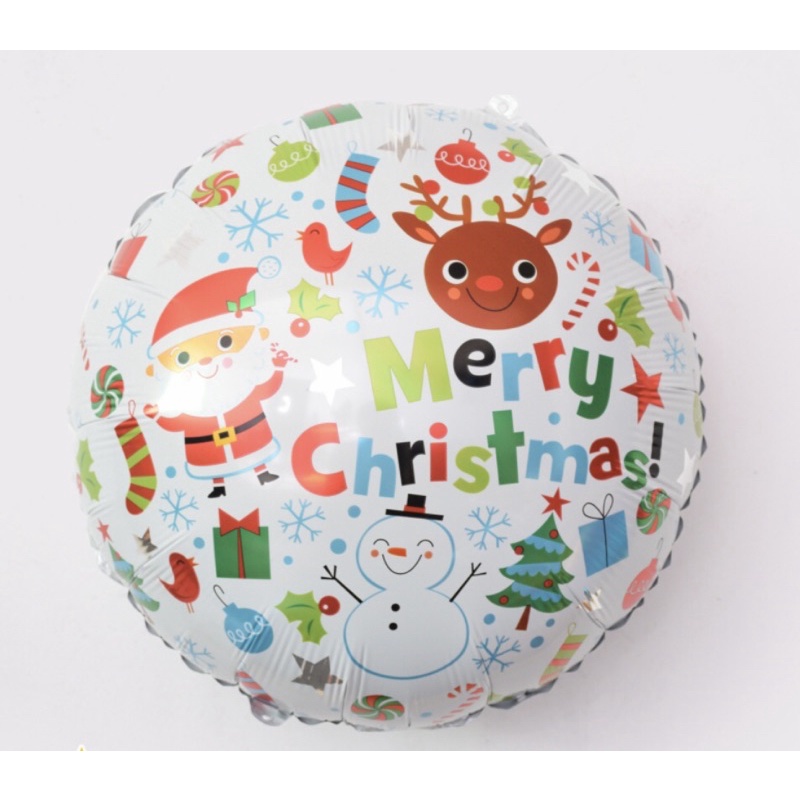 Jual Balon bulat natal / Merry Christmas 40cm | Shopee Indonesia