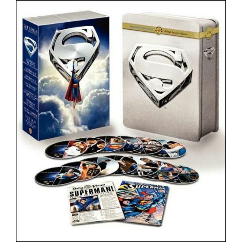 Jual Superman Ultimate Collectors Edition 14 disc DVD original | Shopee ...