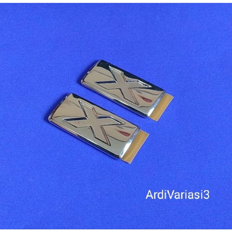 Jual Emblem logo tipe X Daihatsu Xenia Terios Ayla Sigra Luxio ORIGINAL ...