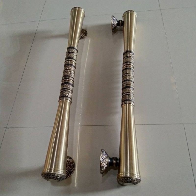 Jual Handle Pintu / Gagang Pintu Rumah Pagar Kuningan Antik Murah ...