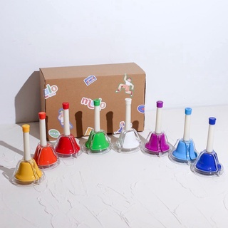 Jual MALOTOYS - 8 Note Diatonic PREMIUM Hand Bells Symphony HandBells ...