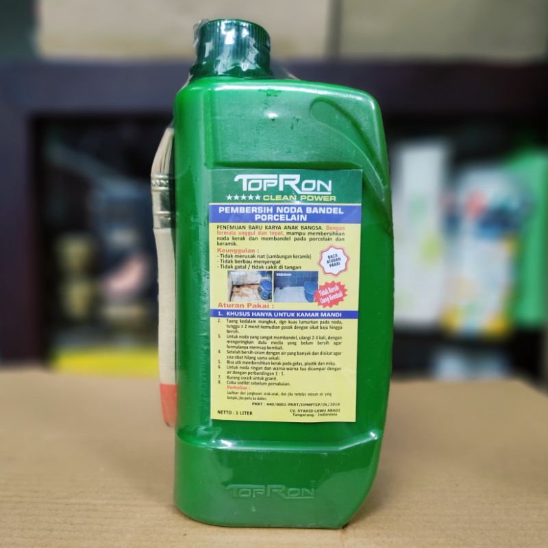 Jual Topron Clean Power pembersih kerak kamar mandi 1 liter / Pembersih ...