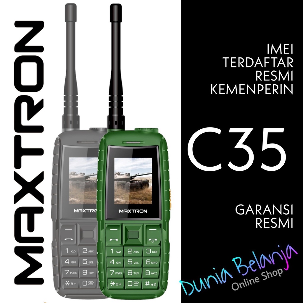 Jual MAXTRON C35 - GARANSI RESMI - HP MAXTRON C35 - HP OUTDOOR - HP ...