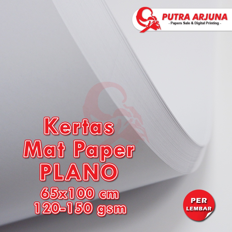 Jual KERTAS MAT PAPER 120,150gsm, 65x100cm PLANO | PER LEMBAR | Shopee ...