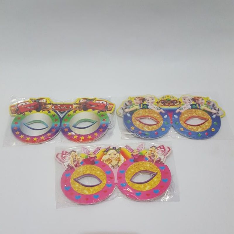 Jual topeng ulang tahun anak harga 2500 per pak isi 10 | Shopee Indonesia