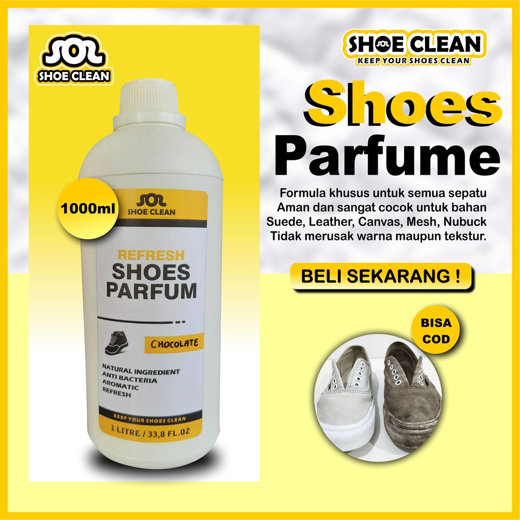 Jual Shoes Parfum 1 Liter | Parfum Anti Bakteri Sepatu | Shoe Perfume ...