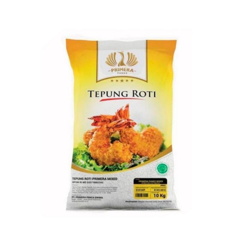 Jual TEPUNG ROTI MIX KASAR PRIMERA BREAD CRUMB MIX PANKO/PANIR KUNING ...