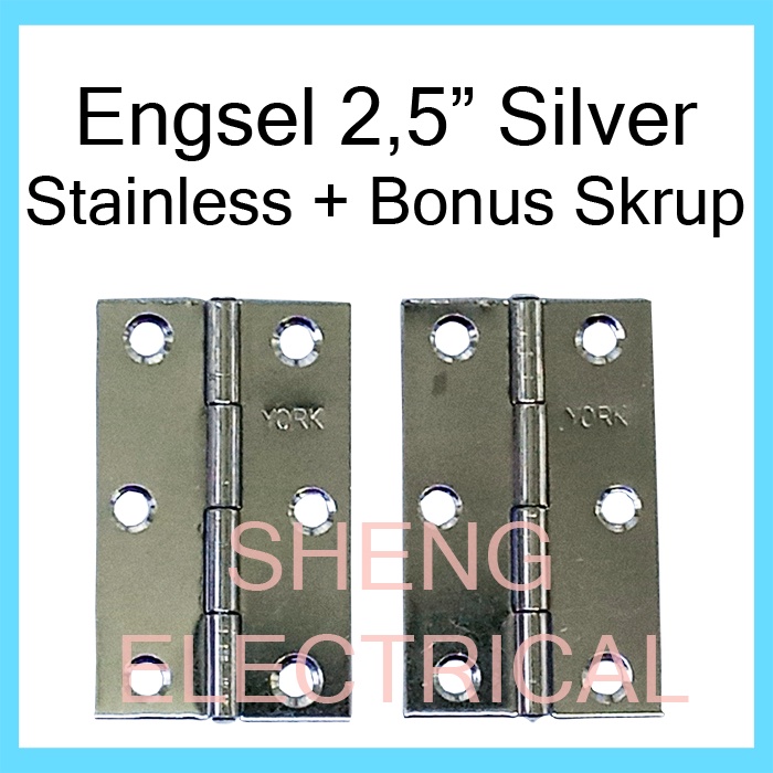 Jual Engsel Pintu 2,5" 2.5 inch in Jendela Rumah Kamar 2,5 inci Lemari ...