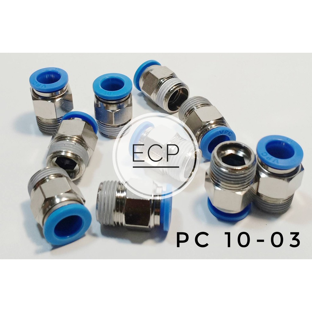 Jual FITTING PNEUMATIC STRAIGHT FITTING NEPLE 10 X 3/8" | Shopee Indonesia