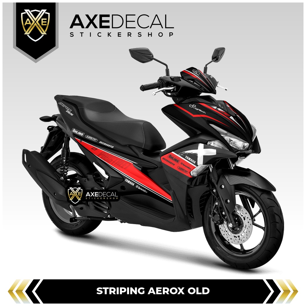 Jual Striping Aerox Old Livery Prostreet Yamaha / Stiker Motor Variasi ...