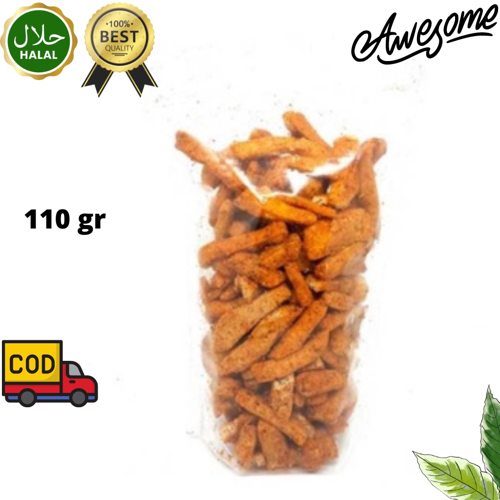 Jual Basreng Stik 110gr Rasa Original & Pedas Daun Jeruk - Kemasan ...