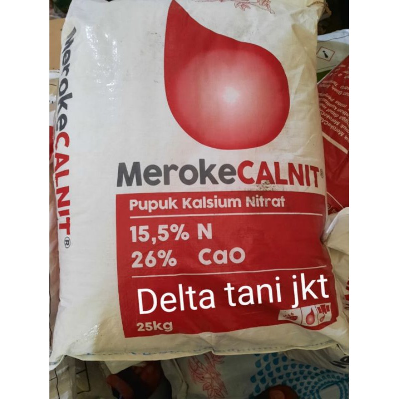 Jual PUPUK MEROKE CALNIT KEMASAN 25KG | Shopee Indonesia
