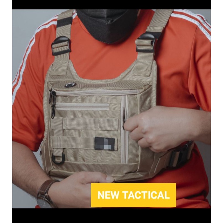 Jual TAS DADA PRIA TACTICAL ORIGINAL MERCURY CREM / CHEST RIG BAG ...