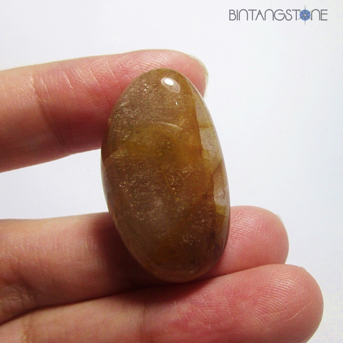 Jual Golden Healer Quartz Palm Stone Yellow Fire Healing Theraphy 01 ...