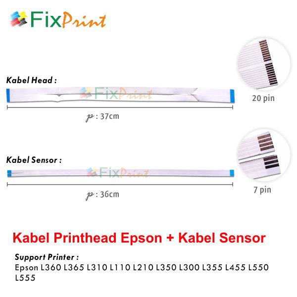 Jual Kabel Head Epson L110 L210 L220 Flexible Cable Printhead Printer 1723