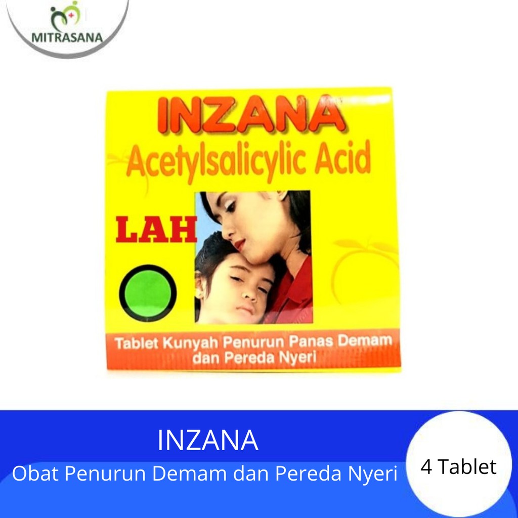 Jual Inzana Obat Demam Dan Pereda Nyeri 4 Tablet | Shopee Indonesia