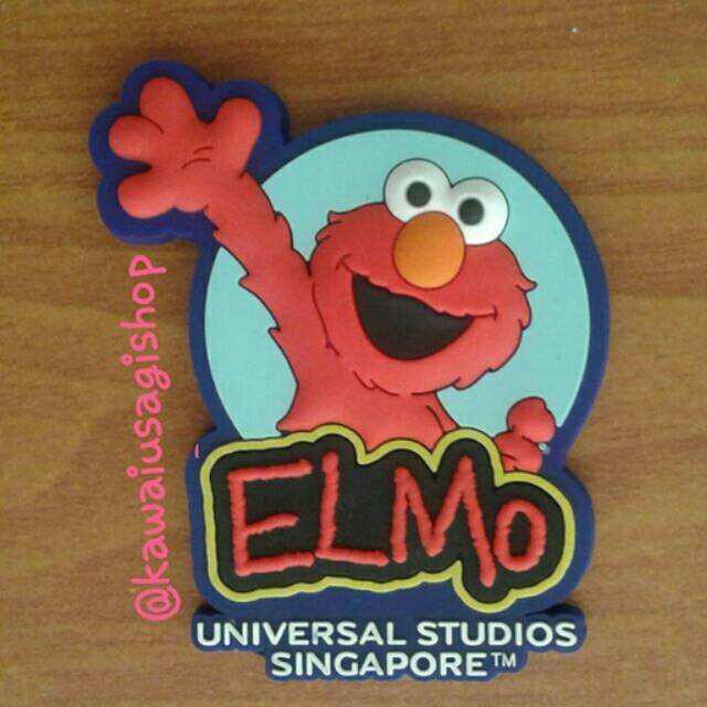 Jual souvenir tempelan kulkas magnet Elmo universal studios singapore ...