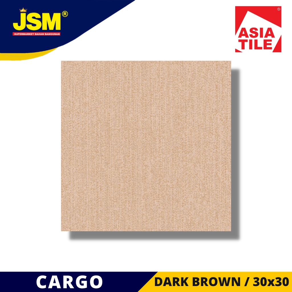 Jual Asia Tile Keramik Lantai Cargo Dark Brown Matt 30x30 | Shopee ...