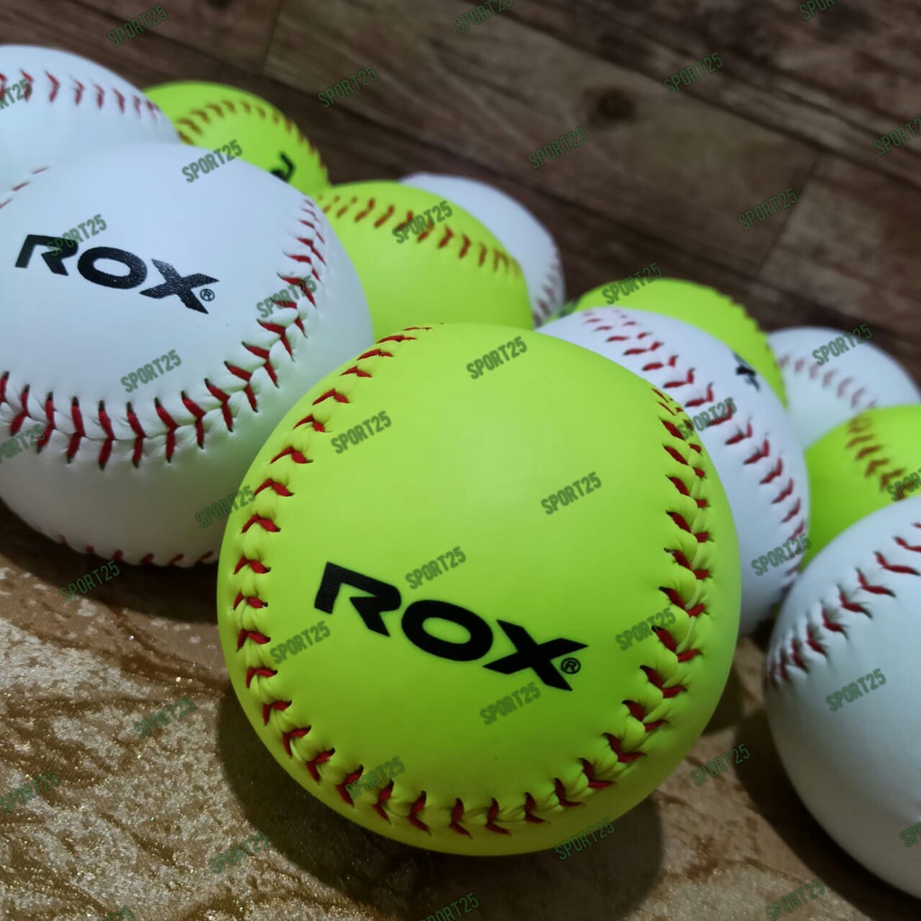 Jual Bola Softball Soft Ball Baseball Base Ball Kasti ROX ORIGINAL ...