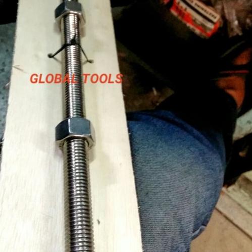 Jual As baut drat Stainless steel 8mm threaded rod not tekiro nankai ...