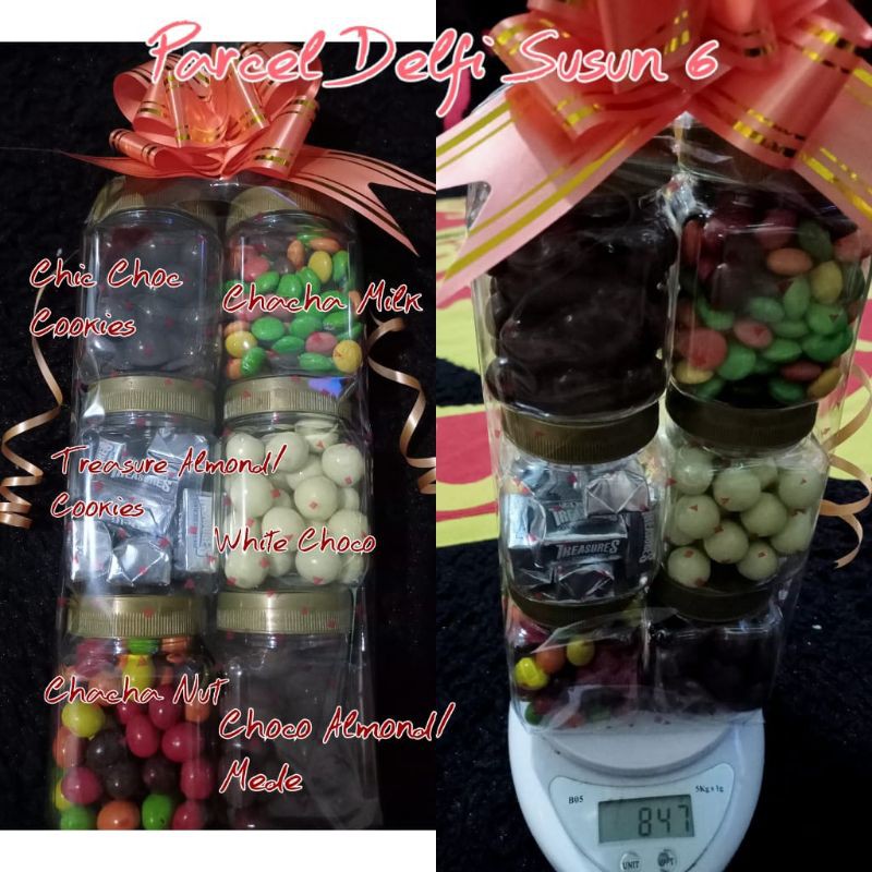 Jual PARCEL COKLAT DELFI TOPLES SUSUN 6 | Shopee Indonesia
