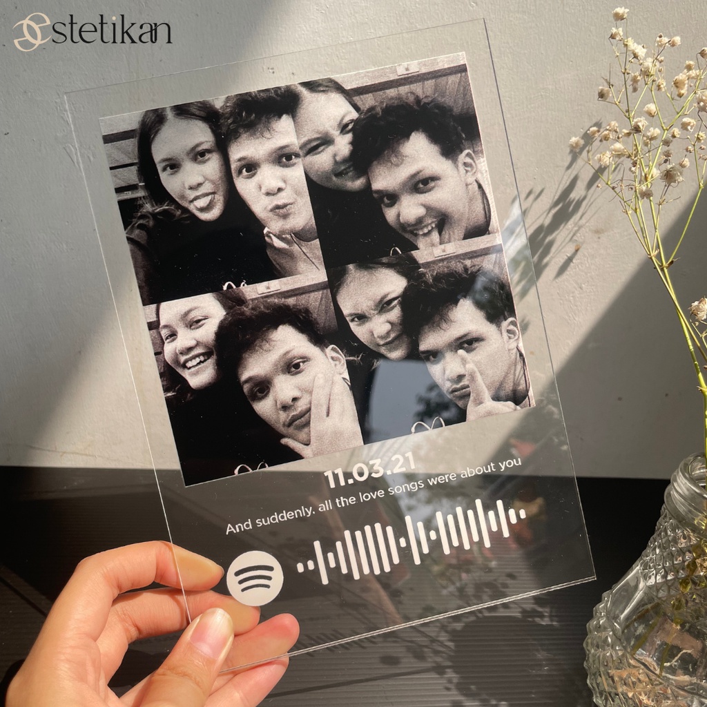 Jual Custom Spotify Album Acrylic | Spotify Akrilik | Spotify Plaque ...
