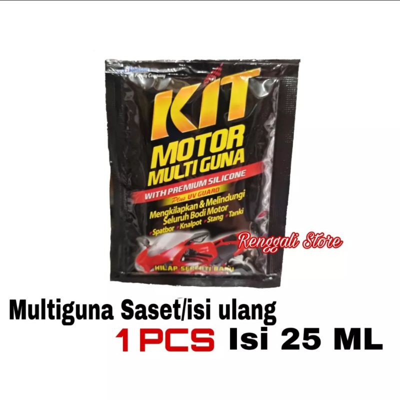 Jual Kit Multiguna Saset 25 ml/Kit isi ulang/Kit pengkilap Motor mobil ...