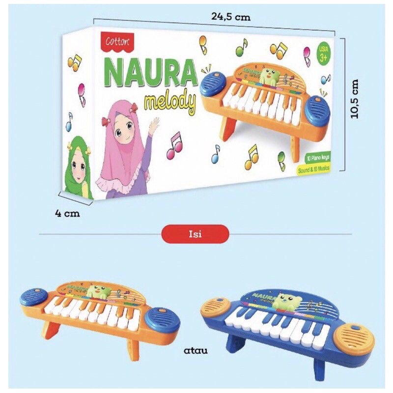 Jual Mainan Piano Anak Naura Melody | Shopee Indonesia