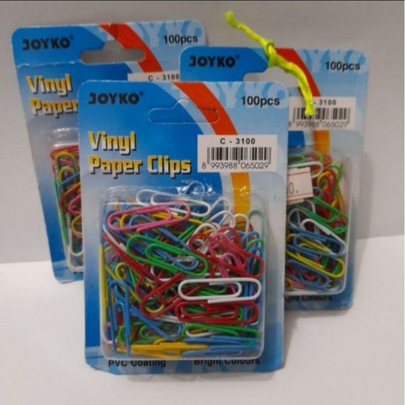 Jual Paper Clip Joyko C 3100 Warna/i | Shopee Indonesia