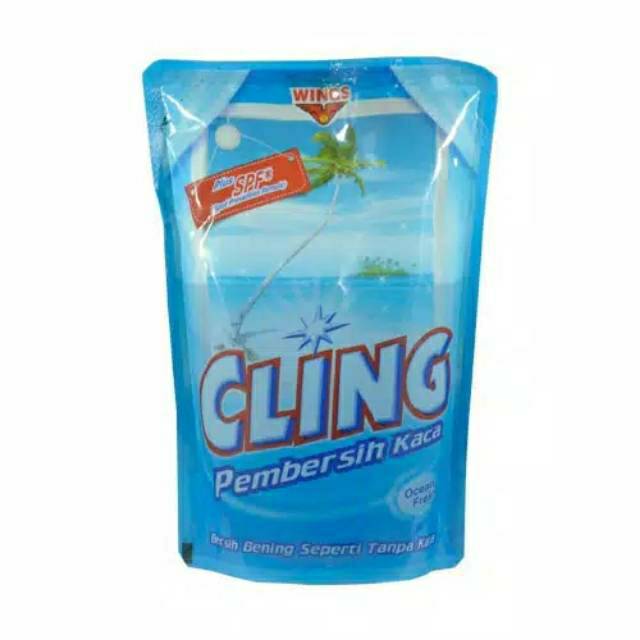 Jual Cling Pembersih Kaca Ocean Fresh Warna Biru 425ml | Shopee Indonesia