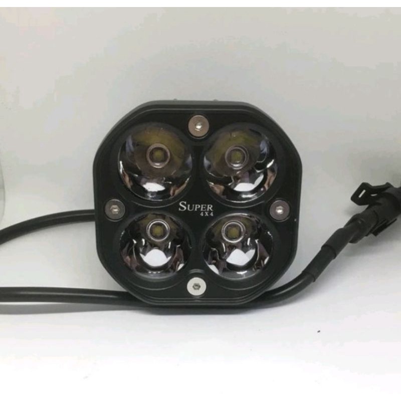 Jual lampu sorot LED 4 titik mata premium/ lampu tembak 4 mata 40watt ...