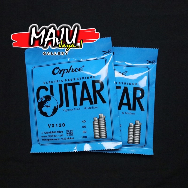 Jual senar bass akustik elektrik orphee VX120 4 string | Shopee Indonesia