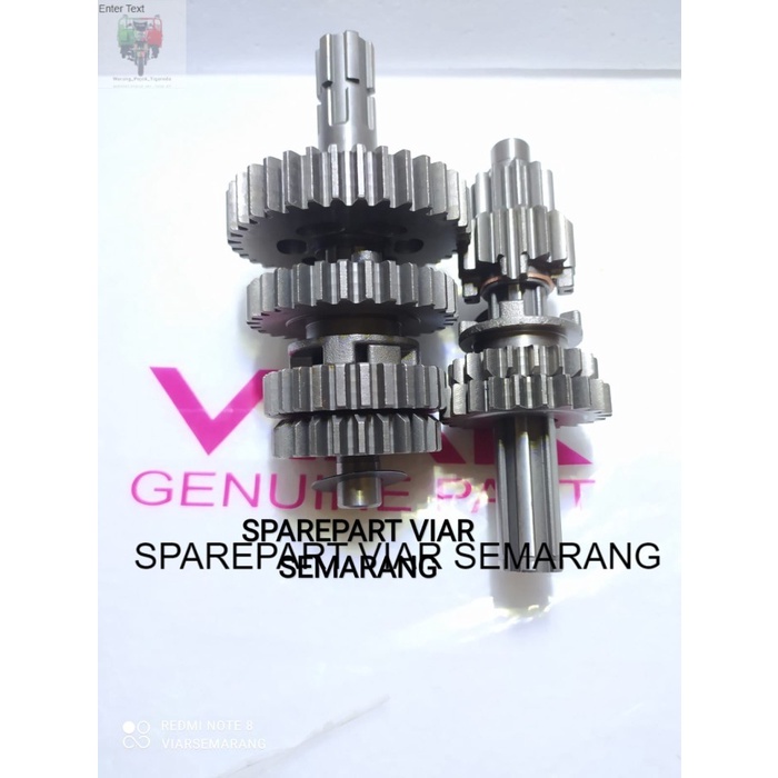 Jual Gear rasio mainshaft counter shaft GIGI tranmisi viar karya BIT ...