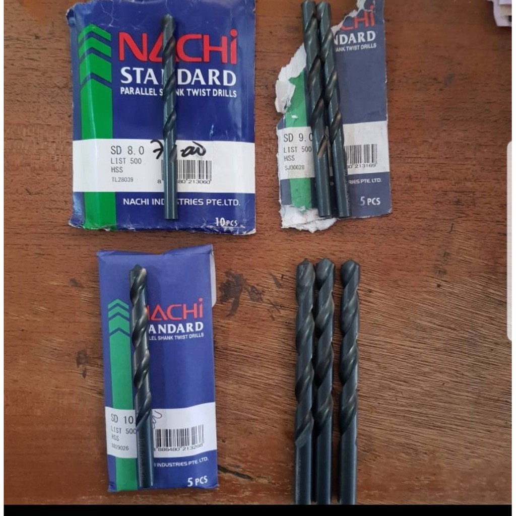 Jual Mata Bor Besi Nachi 8mm/ 9mm HIGH QUALITY/ Matabor Besi Nachi Original 8 mm/ 9 mm | Shopee ...